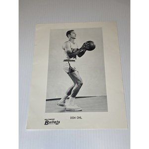 Wall Decor | Vtg Don Ohl Baltimore Bullets Basketball Original Team ...
